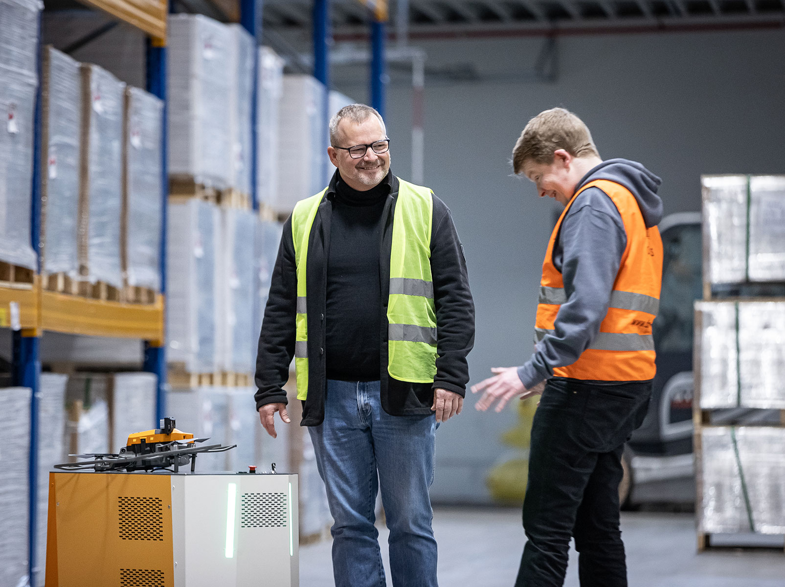 Automatically record inventory and stock levels with drones - doks.